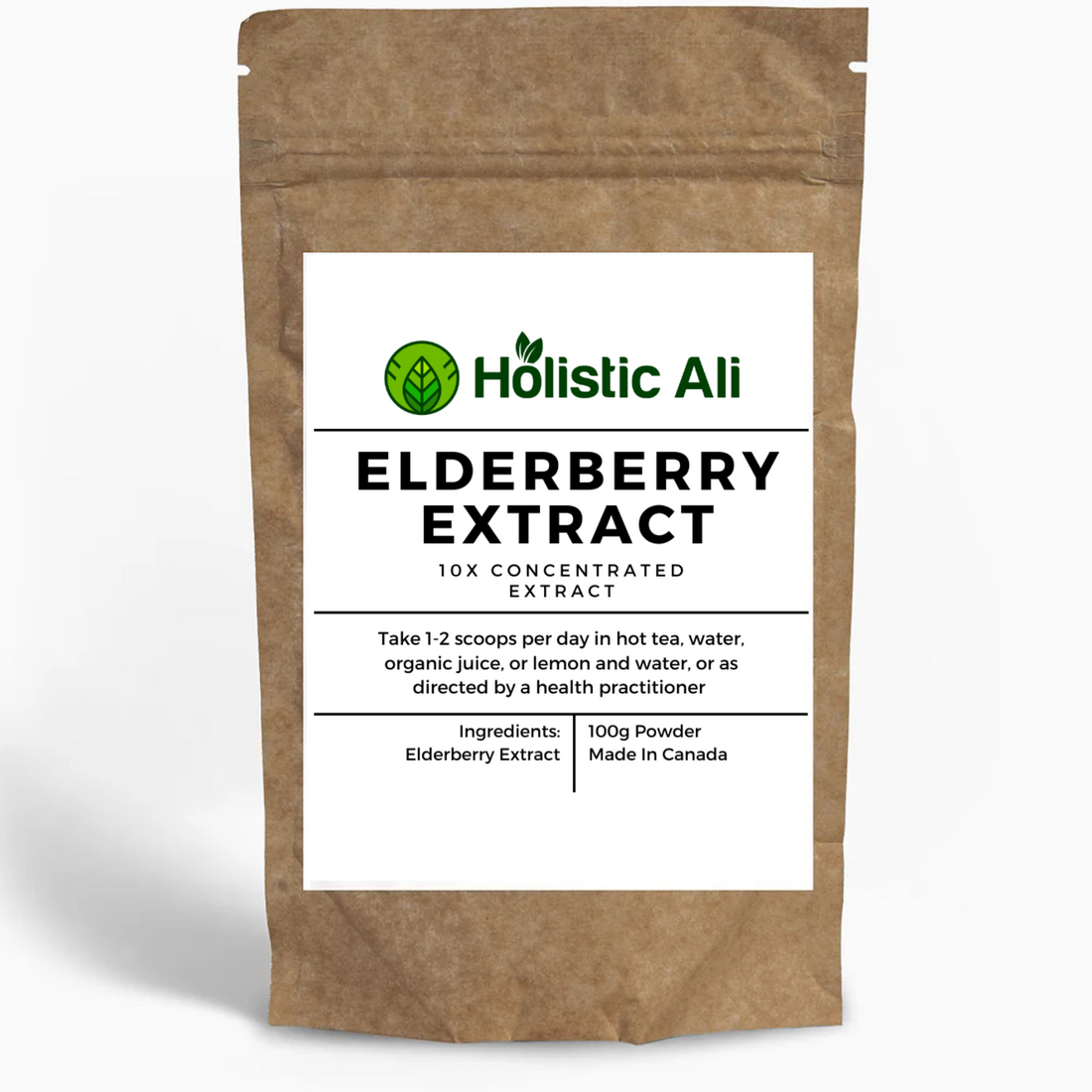 Elderberry 10x Extract 100g – Holistic Thingz
