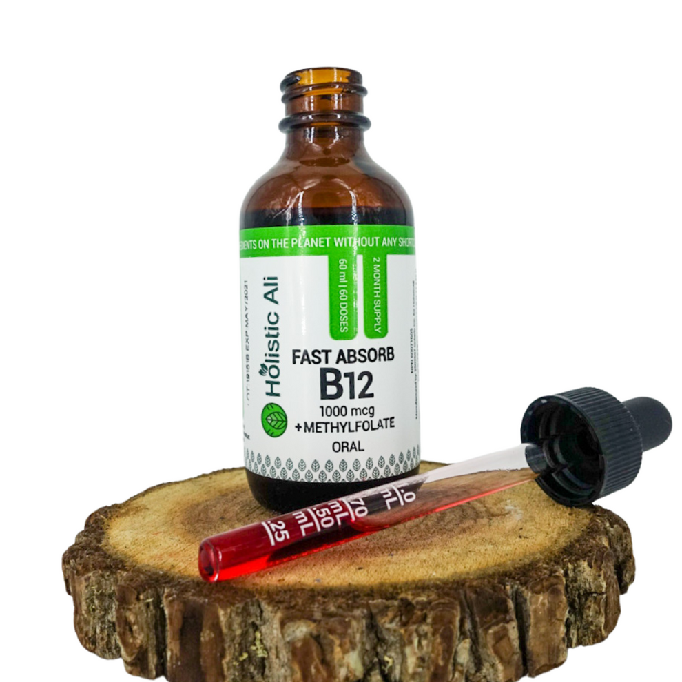 Holistic Ali Fast Absorb B12 + Active Folate Buy One Get One Free ...